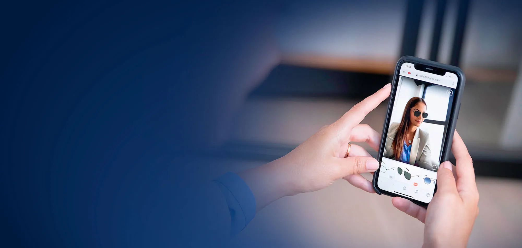 Augmented Reality Technology for Glasses | Fittingbox